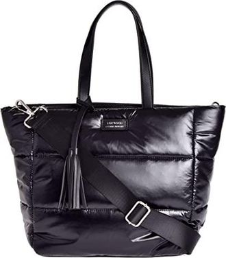 Loxwood Sac cabas ZIPP&Eacute; avec bandouli&egrave;re - Effet DOUDOUNE en nylon