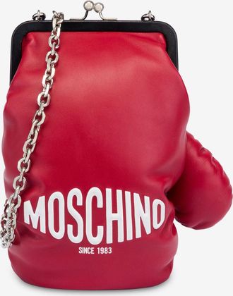 Moschino Sac gant de boxe - Rouge