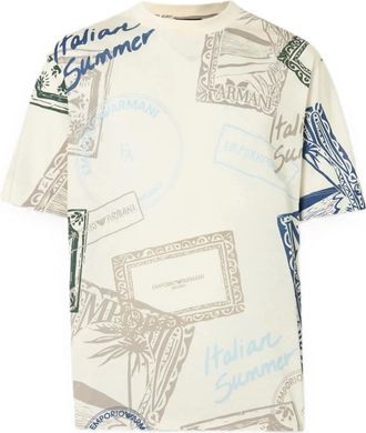 Emporio Armani Homme, Tops, Multicolore, Taille: XL T-Shirt M0359