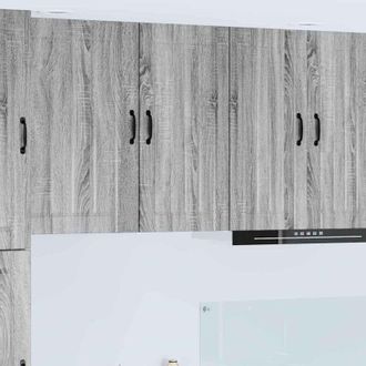 vidaXL vidaXL Armoire de cuisine Lucca Sonoma gris 40 x 31 x 80 cm