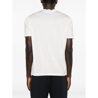 Emporio Armani Chest Logo Cotton Blend T-Shirt - White
