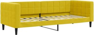vidaXL Tagesbett Gelb 80x200 cm Samt Vidaxl