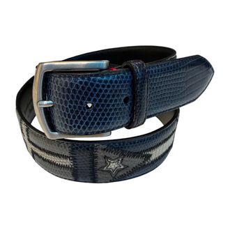 Paolo Vitale Homme, Accessoires, Bleu, Taille: 85 CM Flag B&aelig;lte