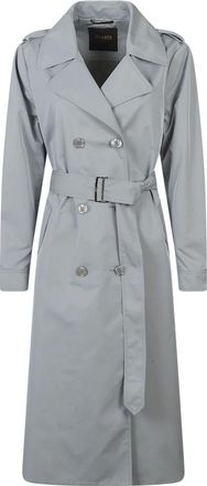 Moorer Femme, Manteaux, Gris, Taille: 38 FR Cleopatra Trench