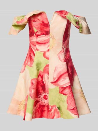 Forever New Leinencocktailkleid mit V-Ausschnitt Modell ZAHLI