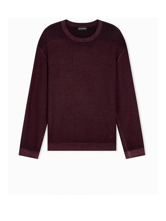 Emporio Armani Pull Col Rond - Gris