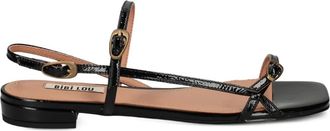 Bibi Lou Sandalen mit Schnalle - Schwarz