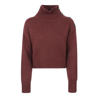 Yves Salomon Pullover 49cm - - Knitwear - Damen - Rot - M