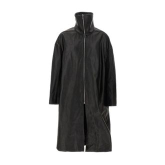 Rick Owens Homme, Manteaux, Noir, Taille: S Manteau Dracucollar