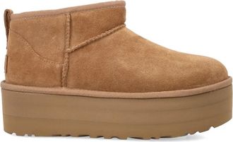 UGG Ugg, Femme, Chaussures, Brun, Taille: 37 EU Classic Ultra Mini Platform