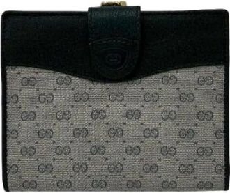 Gucci Portefeuille Pre-owned en cuir Micro GG - Femme - Pre-owned - Bleu - Taille: ONE Size