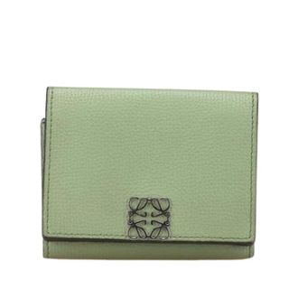 Loewe Pre-owned Leather Wallet - - Pre-owned - Damen - Gr&uuml;n - ONE SIZE