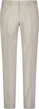 Roy Robson Anzughose aus einem Woll-Mix mit Streifen, Slim Fit in