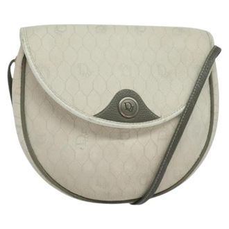 Dior Pre-owned Vintage Honeycomb Schultertasche - - Pre-owned - Damen - Wei&szlig; - ONE SIZE