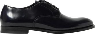Doucal's Homme, Chaussures, Bleu, Taille: 42 1/2 EU Chaussures formelles classiques en cuir &agrave; lacets