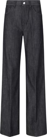 Dondup Femme, Jeans, Bleu, Taille: W28 Amber Wide-leg Jeans