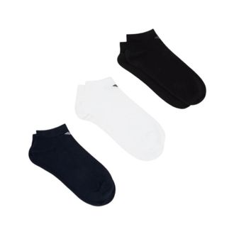 Emporio Armani unisex, Sous-v&ecirc;tements, Multicolore, Taille: L/Xl Lot de trois paires de socquettes d&eacute;contract&eacute;es avec aigle