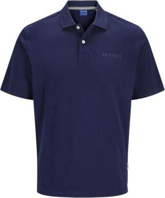 Jack & Jones Jorfrederiksberg Polo SS Noos pour Homme, Ocean Cavern, XS