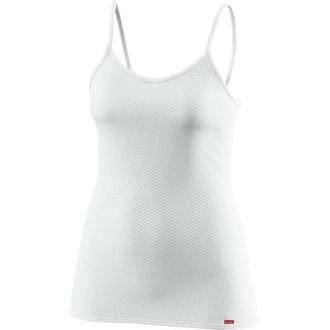 LOEFFLER Damen Unterhemd W SPAGHETTI TOP GRID TRANSTEX