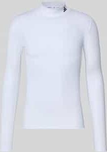 adidas Slim Fit Sport-Langarmshirt mit Logo-Print