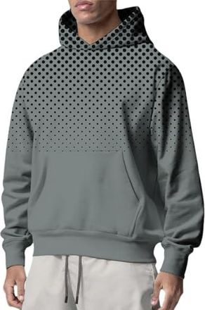 Generic Y2K Sweat &agrave; capuche pour homme - Sweat &agrave; capuche tendance - Manches longues - Confortable - Doux - Manches longues - Coupe ample - Coupe droite - Avec