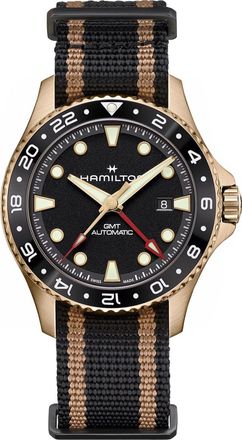 Hamilton KHAKI NAVY SCUBA AUTOMATIC GMT 43MM BRONZE Herrenuhr H82565930