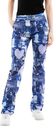 Moschino Femme, Jeans, Multicolore, Taille: 36 FR Jean Droit