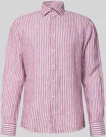 Seidensticker Regular Fit Business-Hemd aus Leinen mit Kentkragen