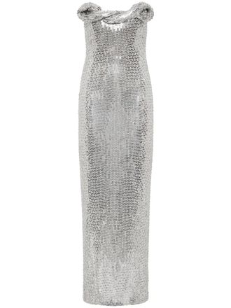 Rachel Gilbert robe longue Rosalie - Argent