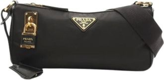 Prada Sac bandouli&egrave;re vintage doccasion - Femme - Pre-owned - Noir - Taille: ONE Size