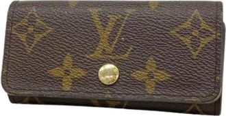 Louis Vuitton unisex, Pre-owned, Brun, Taille: ONE Size Porte-cl&eacute;s en toile Pre-owned