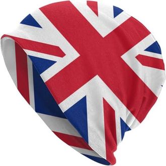 Generic Bonnet Chasse Drapeau du Royaume-Uni Chaud Beanie Tricoté Doux Knitted Hat pour Sports Ski Course