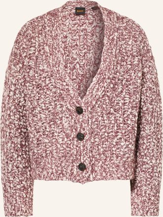 HUGO BOSS Strickjacke Fodia rot