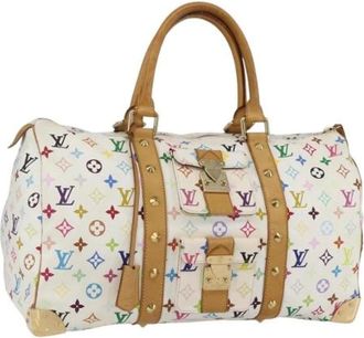 Louis Vuitton Sac &agrave; main vintage en toile Pre-owned - Femme - Pre-owned - Blanc - Taille: ONE Size