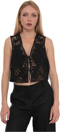 HUGO BOSS Femme, Tops, Noir, Taille: 42 FR Irika Top