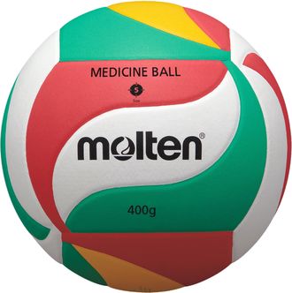 Molten Setter Training Volleyball, Red/Green/Yellow/White