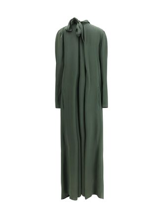 Petar Petrov Womens Interlude Dress Jaguar Green Silk