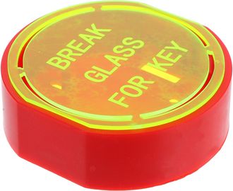 Beaupretty Healeved Wandmontierter Notfallkasten mit Glasbruchmechanismus Schl&uuml;sselbeh&auml;lter M&uuml;nzbox Sicherer Aufbewahrungskasten f&uuml;r Hotel B&uuml;ro Zuhause Notsituat