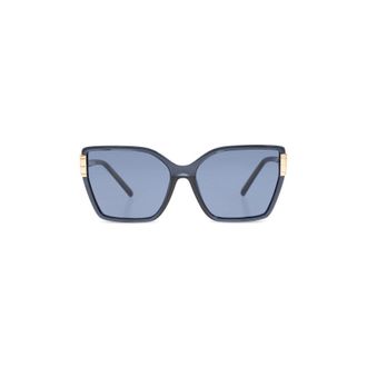 Tory Burch Oversized Square Sonnenbrille - - Accessories - Damen - Blau - 58 MM