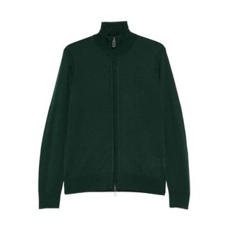 Paolo Pecora Homme, Pulls, Vert, Taille: L Cardigan