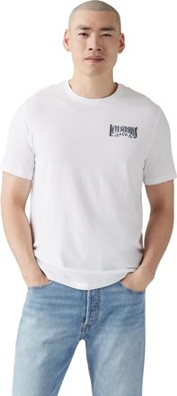 Levi's Herren Klassisches T-Shirt mit Grafik Brin Music Inspired White + White XXL