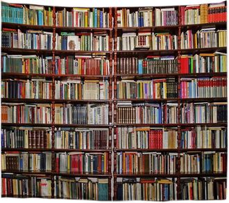 A.Monamour Wanddekor Wohnaccessoires Deko Wandteppiche Bücherregal Voller Bücher Studienraum Szene Bild Kunstdruck Stoff Wandteppich Wandbehänge Vorhänge Für Hau