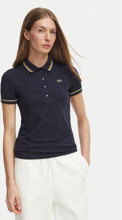 Lacoste Poloshirt DF5284 Dunkelblau Slim Fit