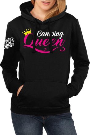 Spass Kostet Frauen Damen Kapuzenpullover Camping Queen Hoodie Outdoor Camper Urlaub