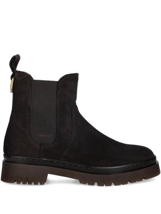 GANT lug-sole chelsea boots - Marron