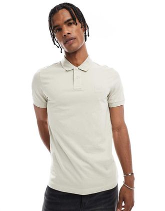 Boss Orange by Hugo Boss Boss Orange - Passenger - Polo - Beige clair-Neutre