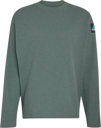 adidas Equipment Waffle Manches Longues - Homme - Sport - Vert - Taille: L