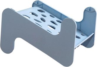 Cabilock Plastik Schuhregal Stapelbar Schuhaufbewahrung mit Rutschfestem Schutzblech Einfache Montage Schuhorganizer für Kleiderschrank und Schuhschrank Platzs