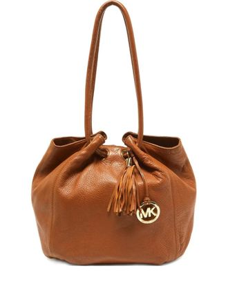 Michael Kors sac &agrave; bandouli&egrave;re &agrave; glands - Marron