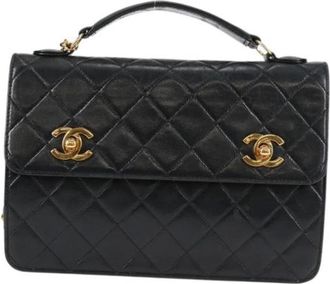 Chanel Pre-owned Cuir sacs-chanel - Femme - Pre-owned - Noir - Taille: ONE Size